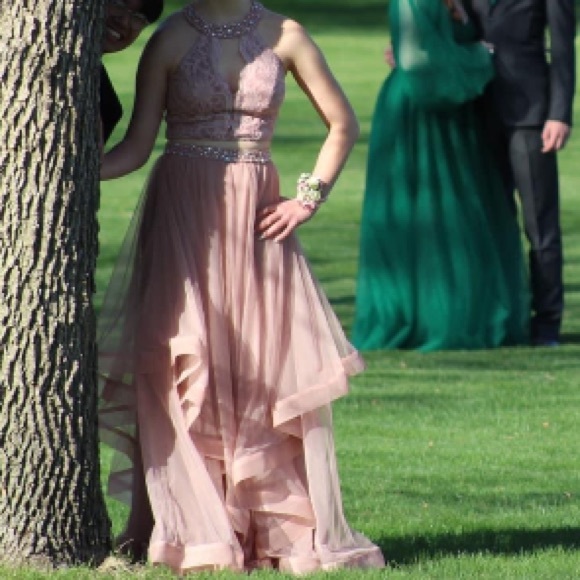 City Vibe | Dresses | City Vibe Formal Prom Homecoming Pale Pink 2 Pc ...